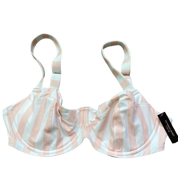 Victoria's Secret | Swim | Nwt Victorias Secret Striped Simple Bikini ...